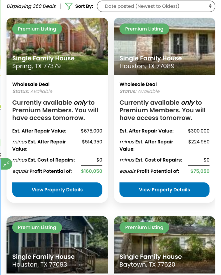 HUD Properties Deal Type